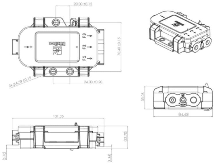 Littlefuse Waterproof Triple MIDI Fuse PDC Kit – CE Auto Electric Supply