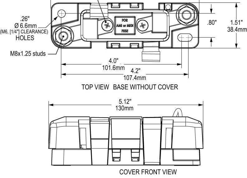 Fuse Holder Dimensions At Marsha Tibbetts Blog