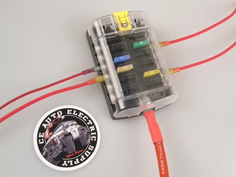 Blue Sea Systems 12-Position ATC / ATO Fuse Block / Fuse Panel with ...