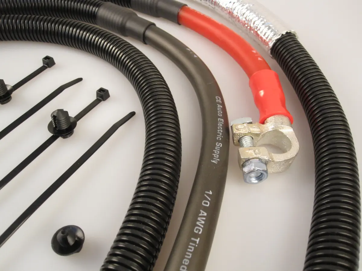 1999-2003 Ford 7.3L Power Stroke Diesel Econoline Van Battery Cable Kit ...